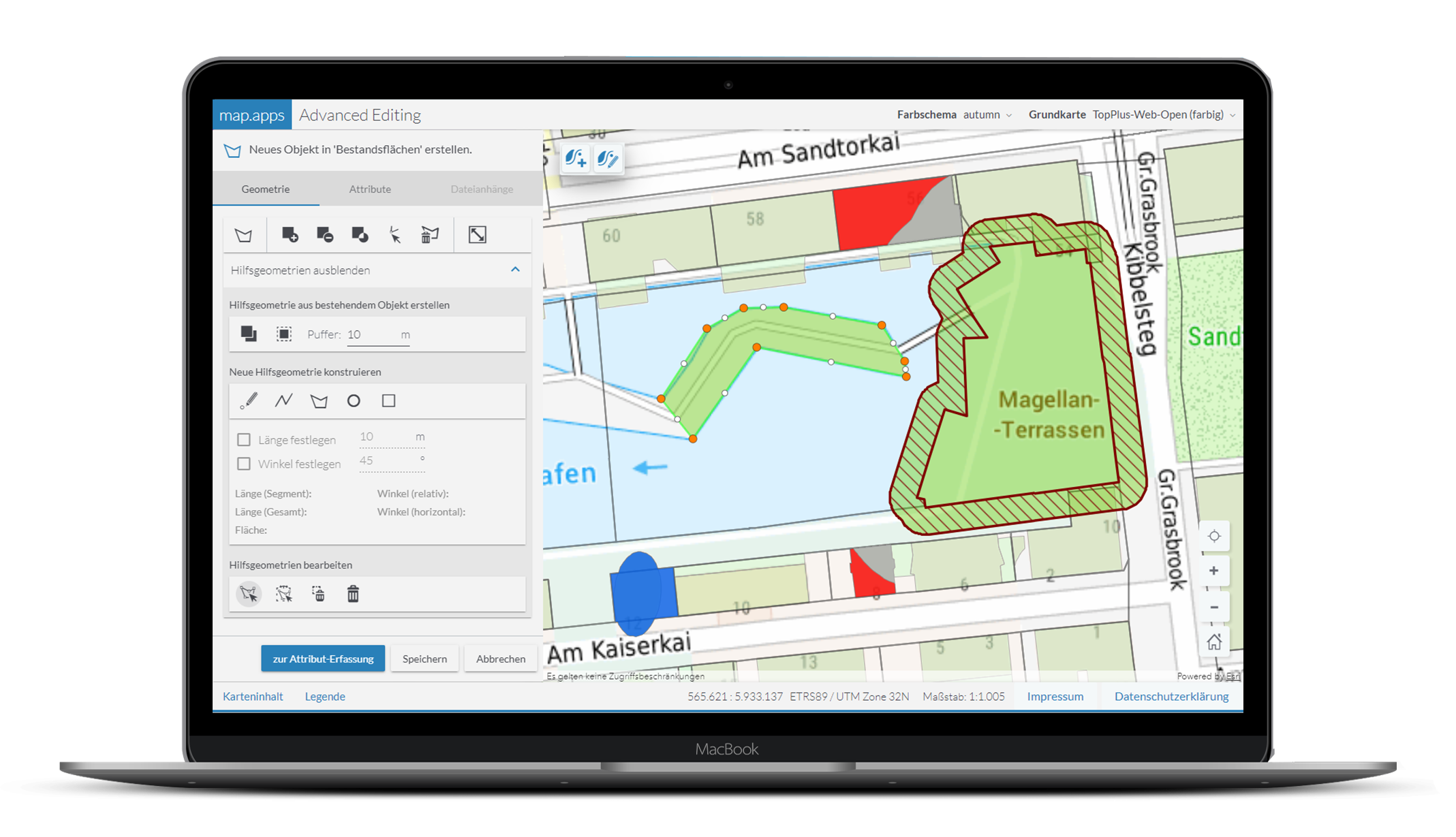 map.apps Advanced Editing | con terra